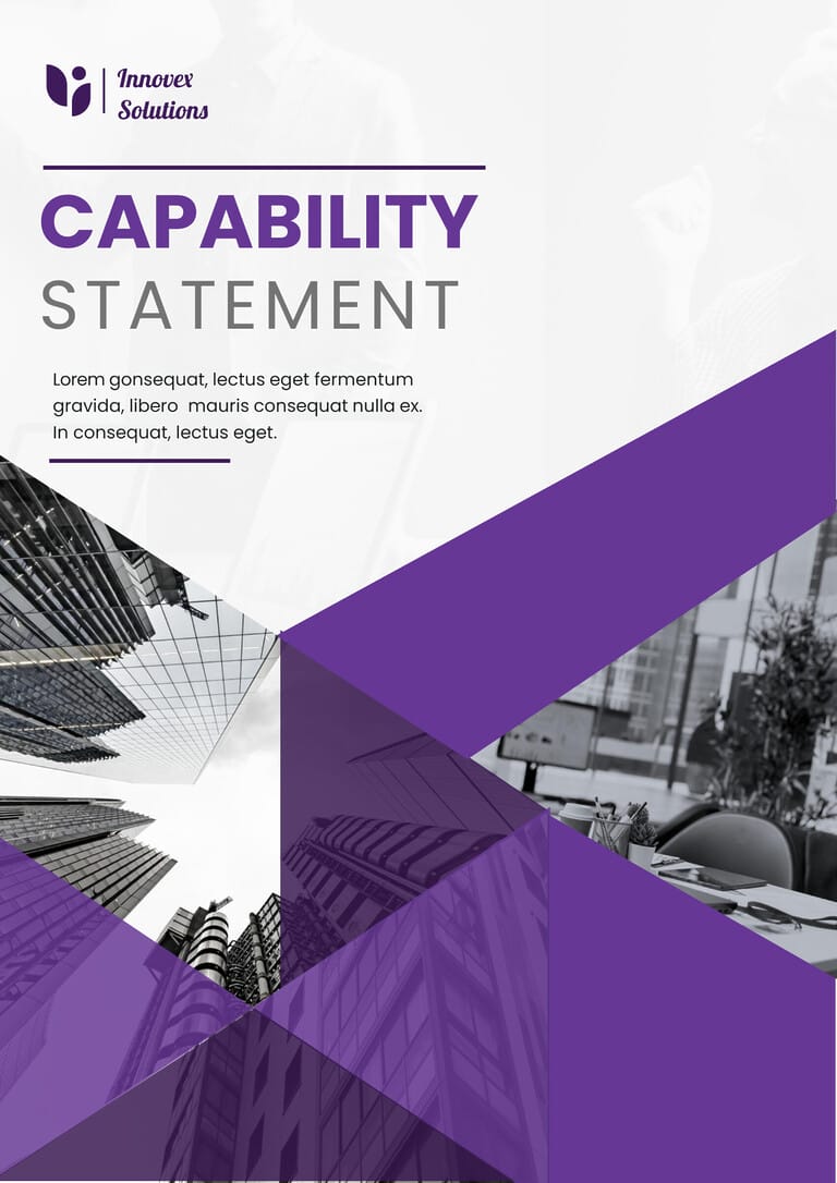 Free Customizable Capability Statement Templates - Docformats.net